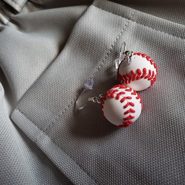 Baseball Earrings - Etsy