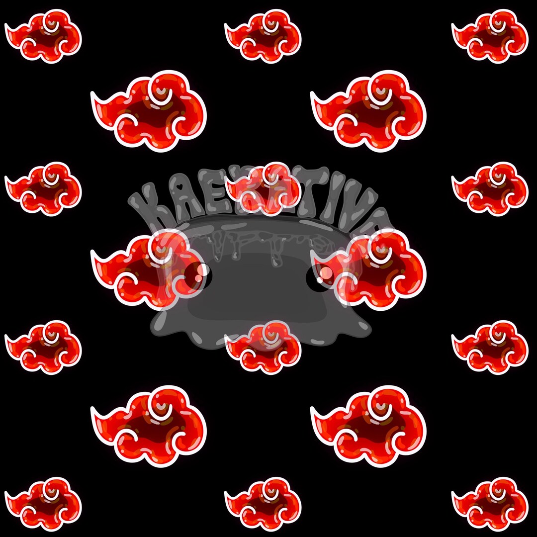 Anime Cloud Clan Symbol | Seamless Digital Pattern Download | Crafting ...
