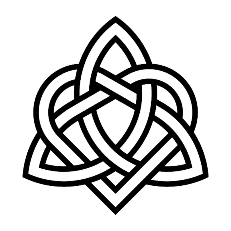 Trinity Love Knot Procreate Stamp - Etsy