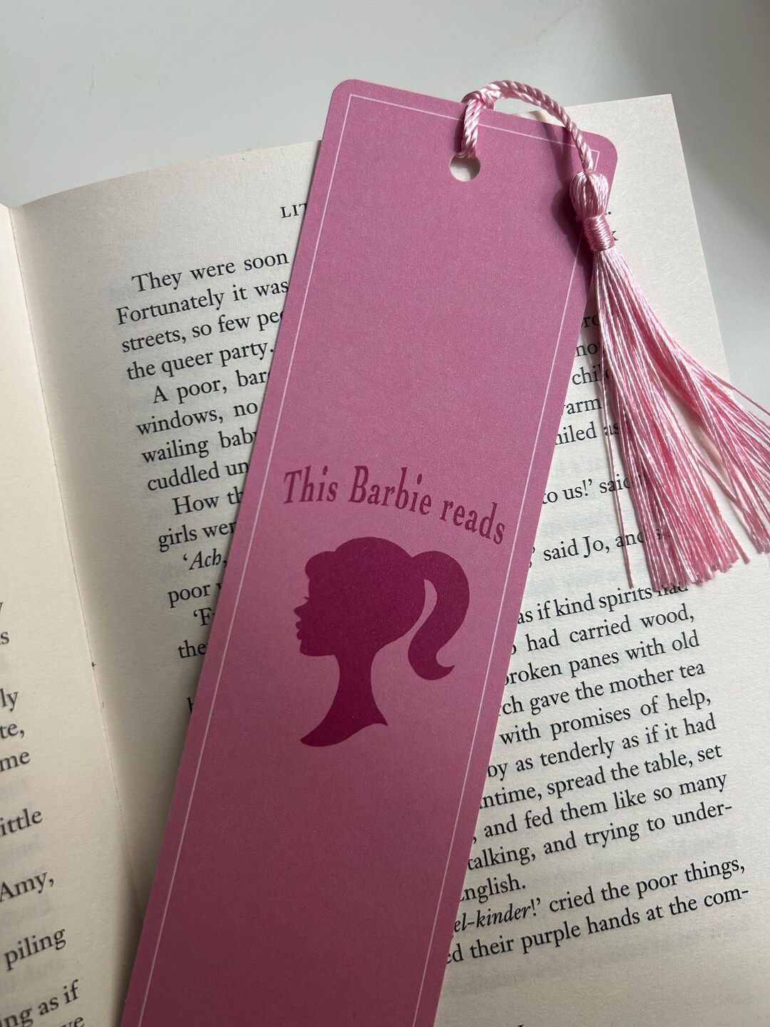 Barbie Bookmark This Barbie Reads Inspired by the Barbie Movie - Etsy UK