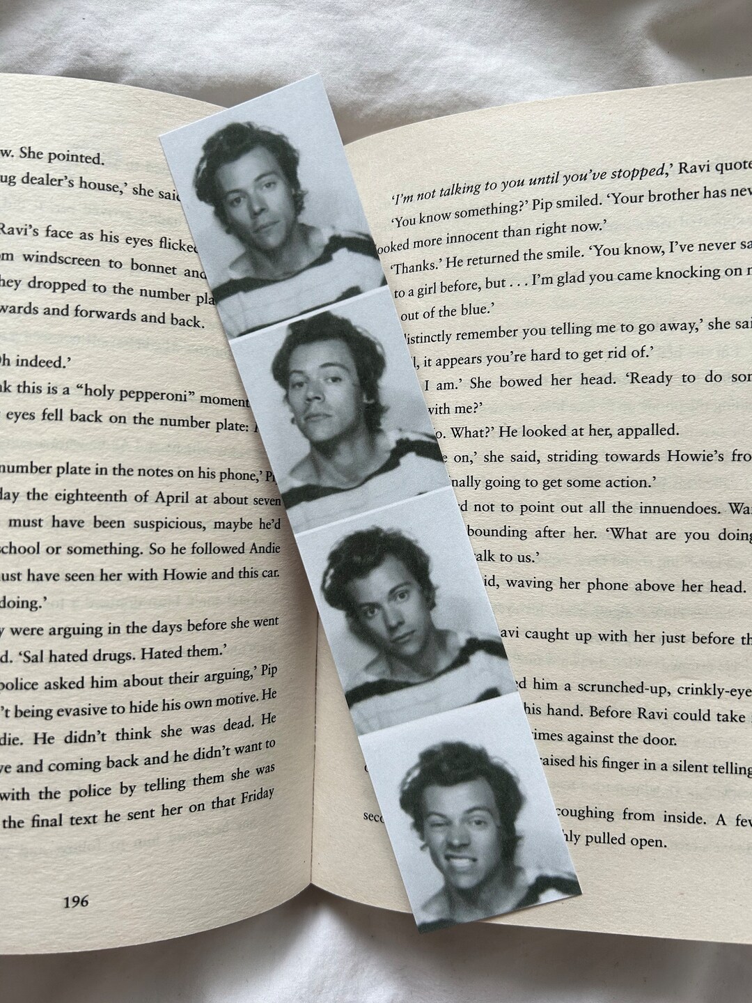 Harry Styles Polaroid Bookmark Wall Art - Etsy