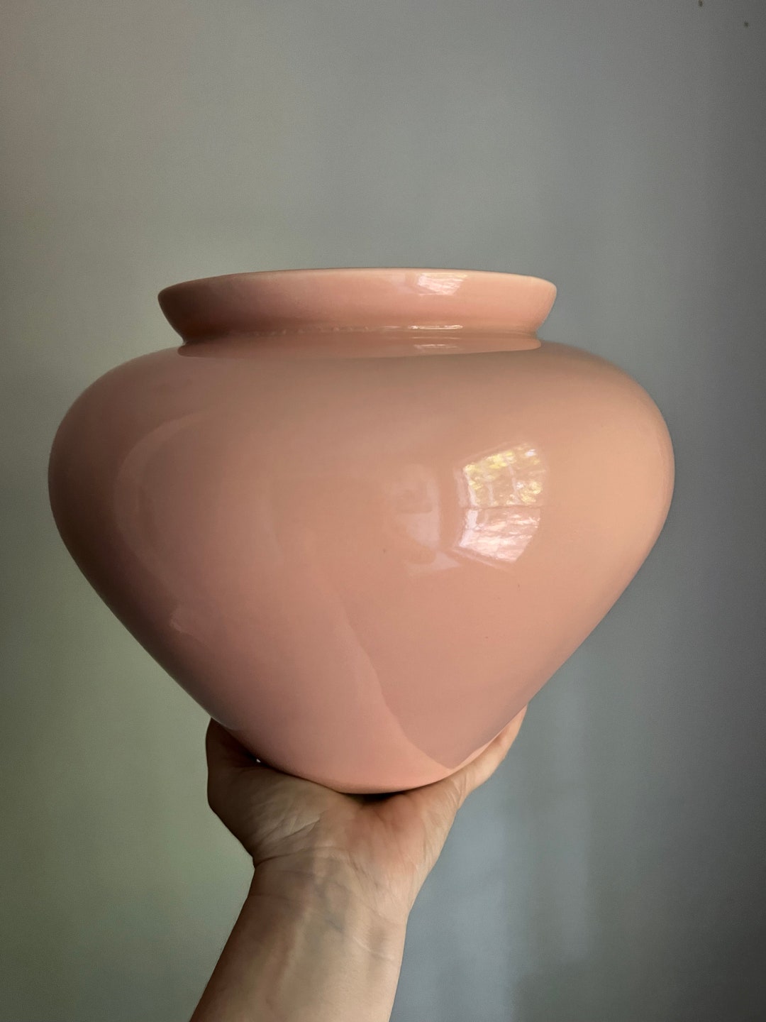 Vintage Pink Haeger Ceramic Pottery Vase - Etsy