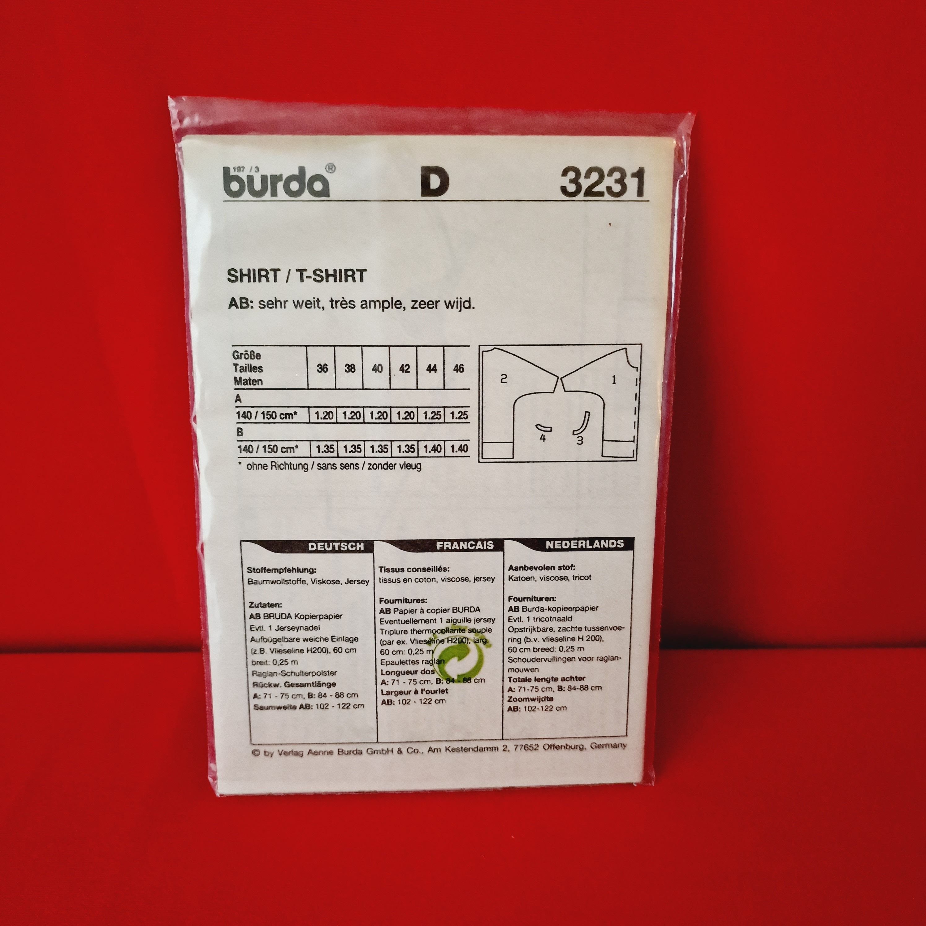 Vintage Burda 3231 Sewing Pattern. - Etsy