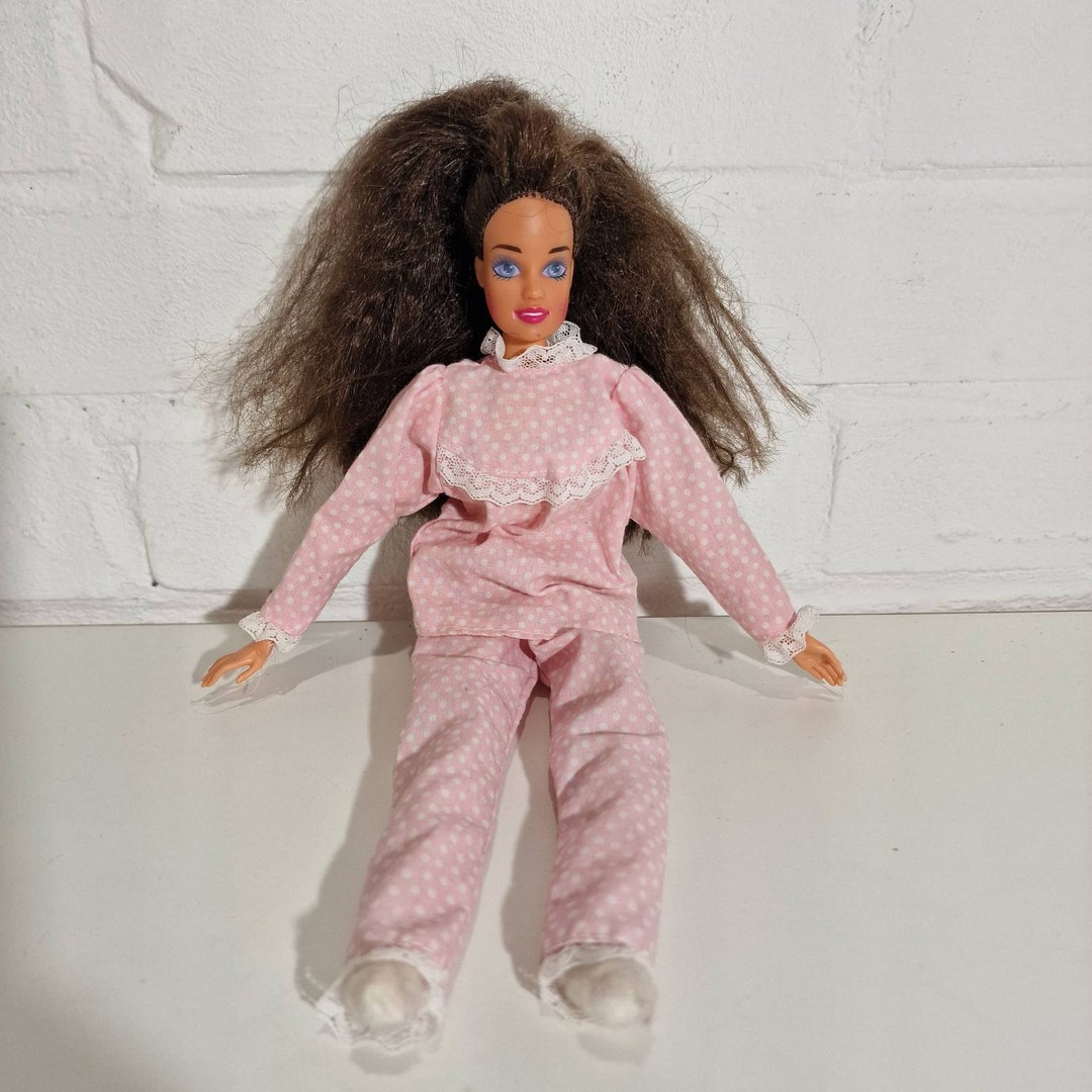 Barbie Bedtime Doll, Huggable Soft Material 1990 Mattel Inc - Etsy