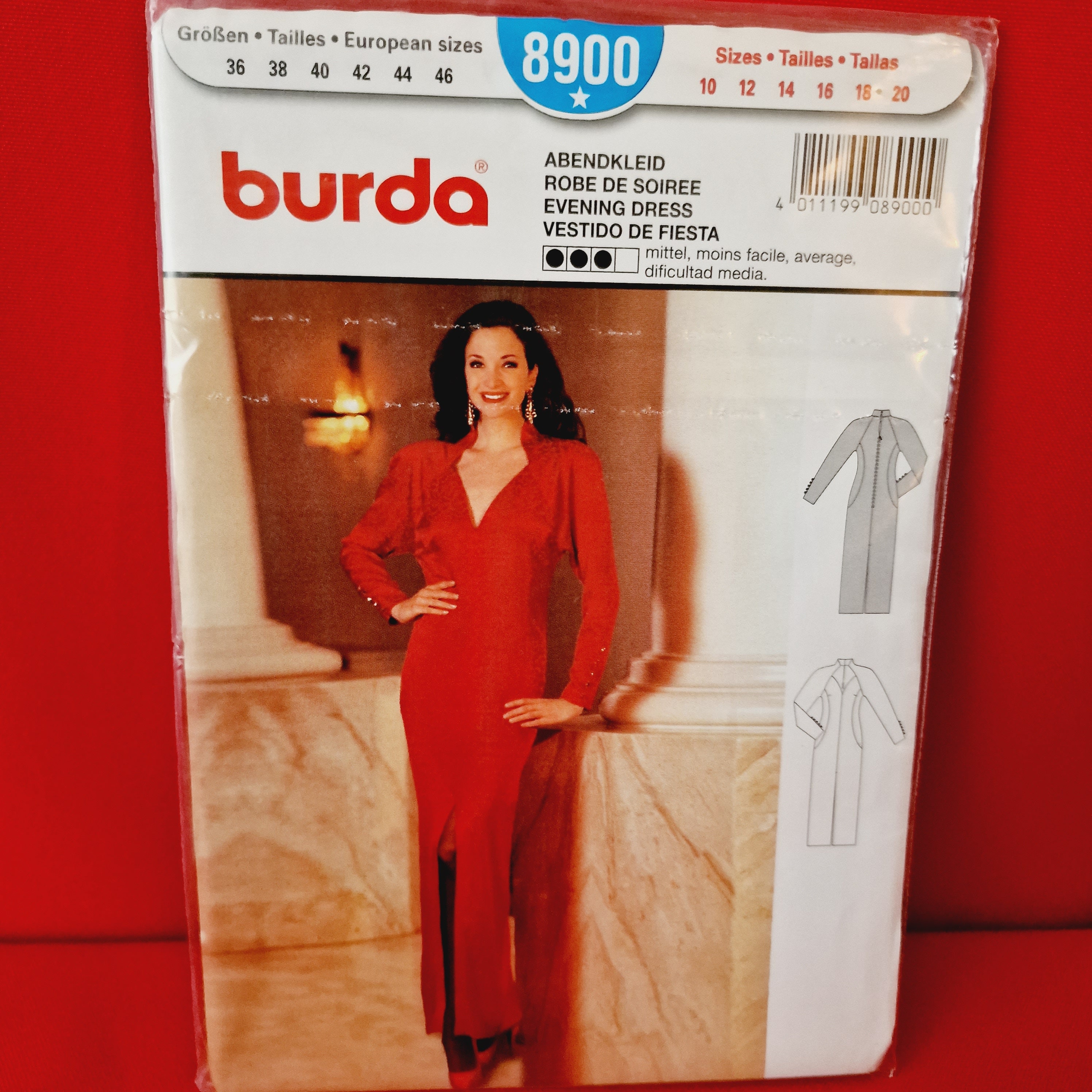 Vintage Burda 8900 Sewing Pattern. - Etsy