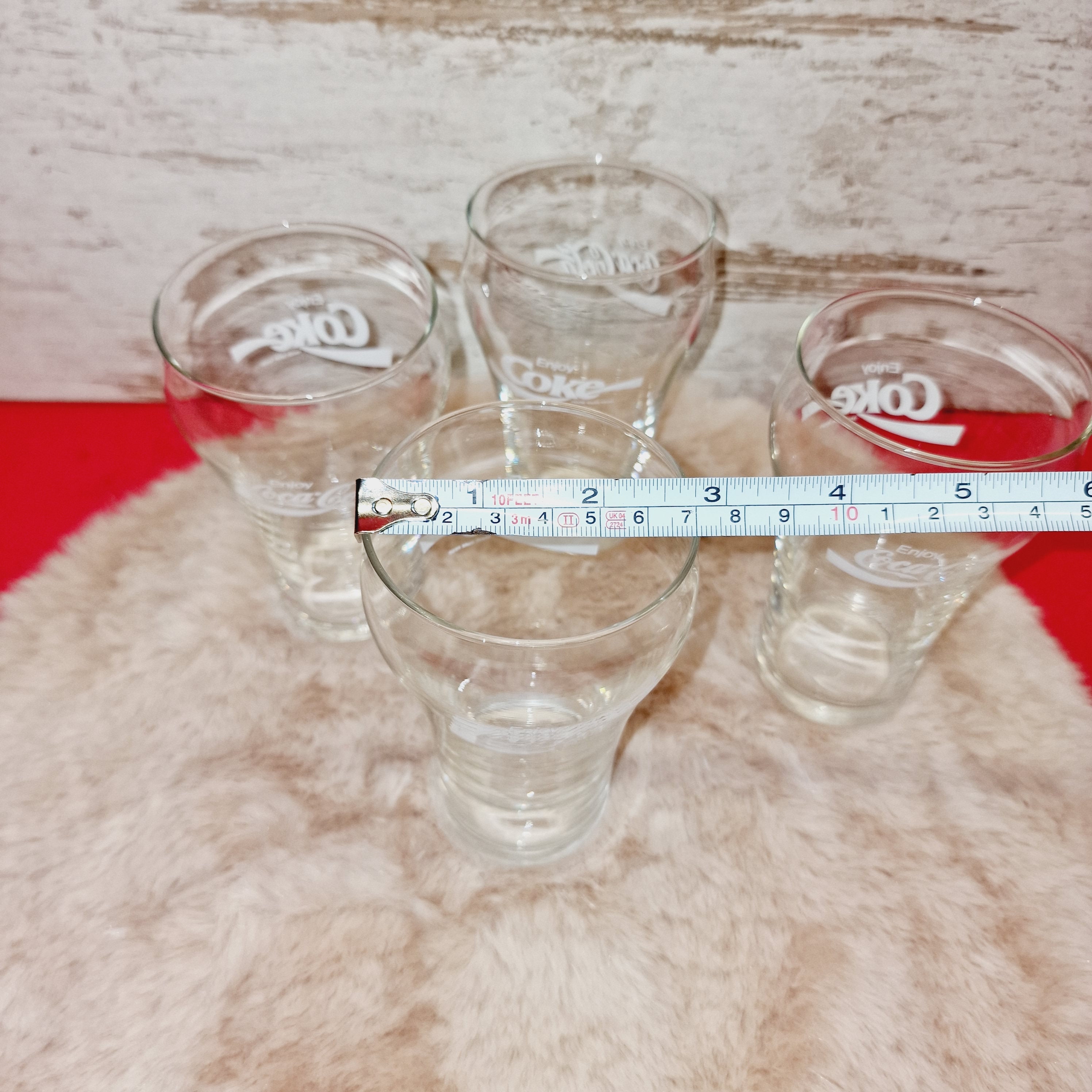 Vintage Coca Cola Glass. Set of 4 - Etsy