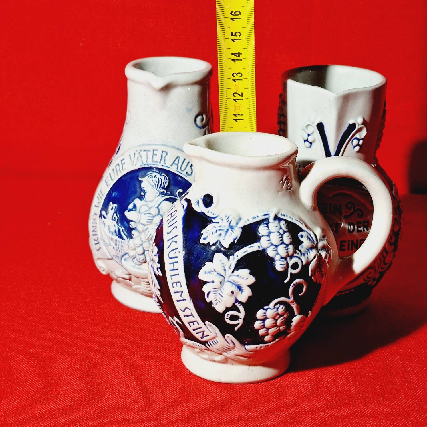 German Wine Jugs. Set of 3 - Etsy