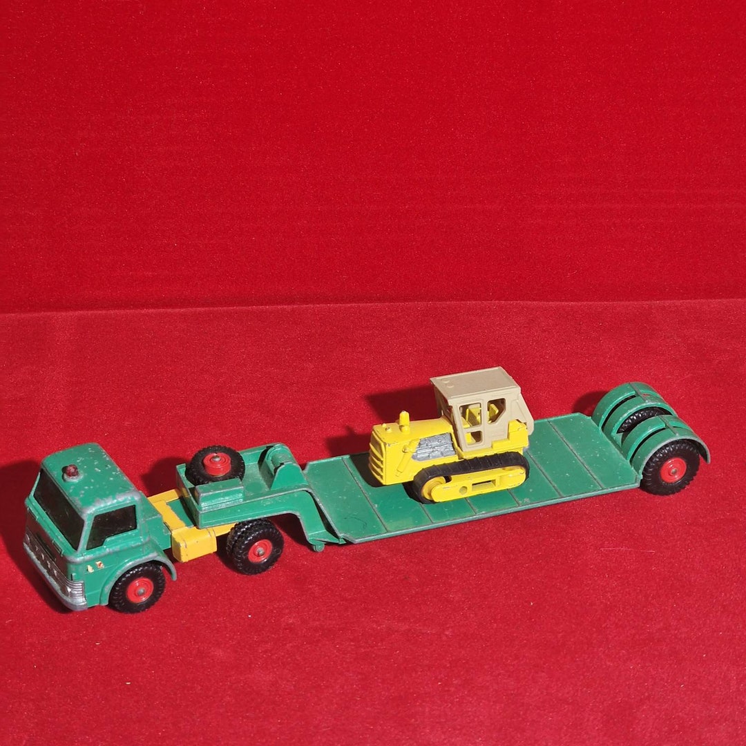 Matchbox Ford Tractor-dyson Lowloader With a Matchbox Caterpillar. - Etsy