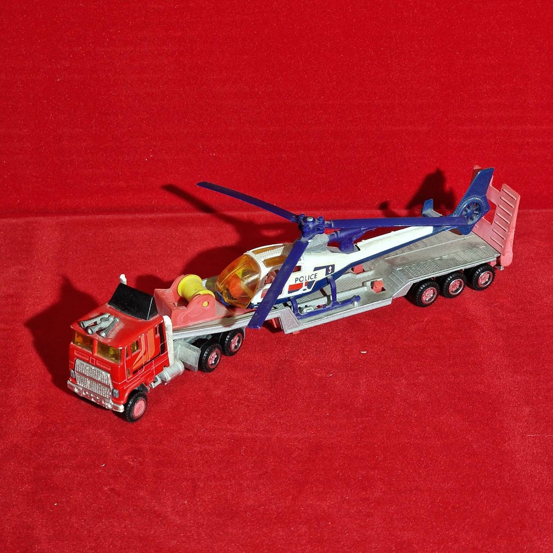Majorette Helicopter Hauler Truck 1:87 1980 - Etsy