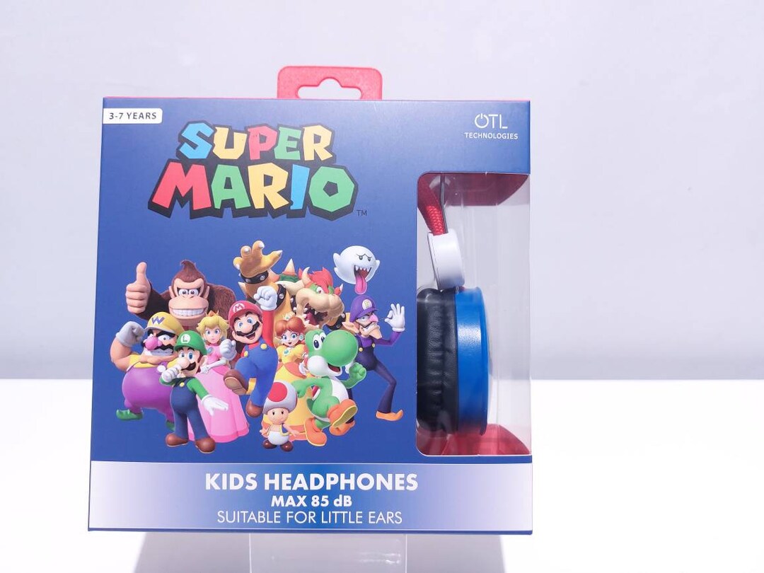 Super Mario World Headphones for Aprox 3/7 Years Old - Etsy