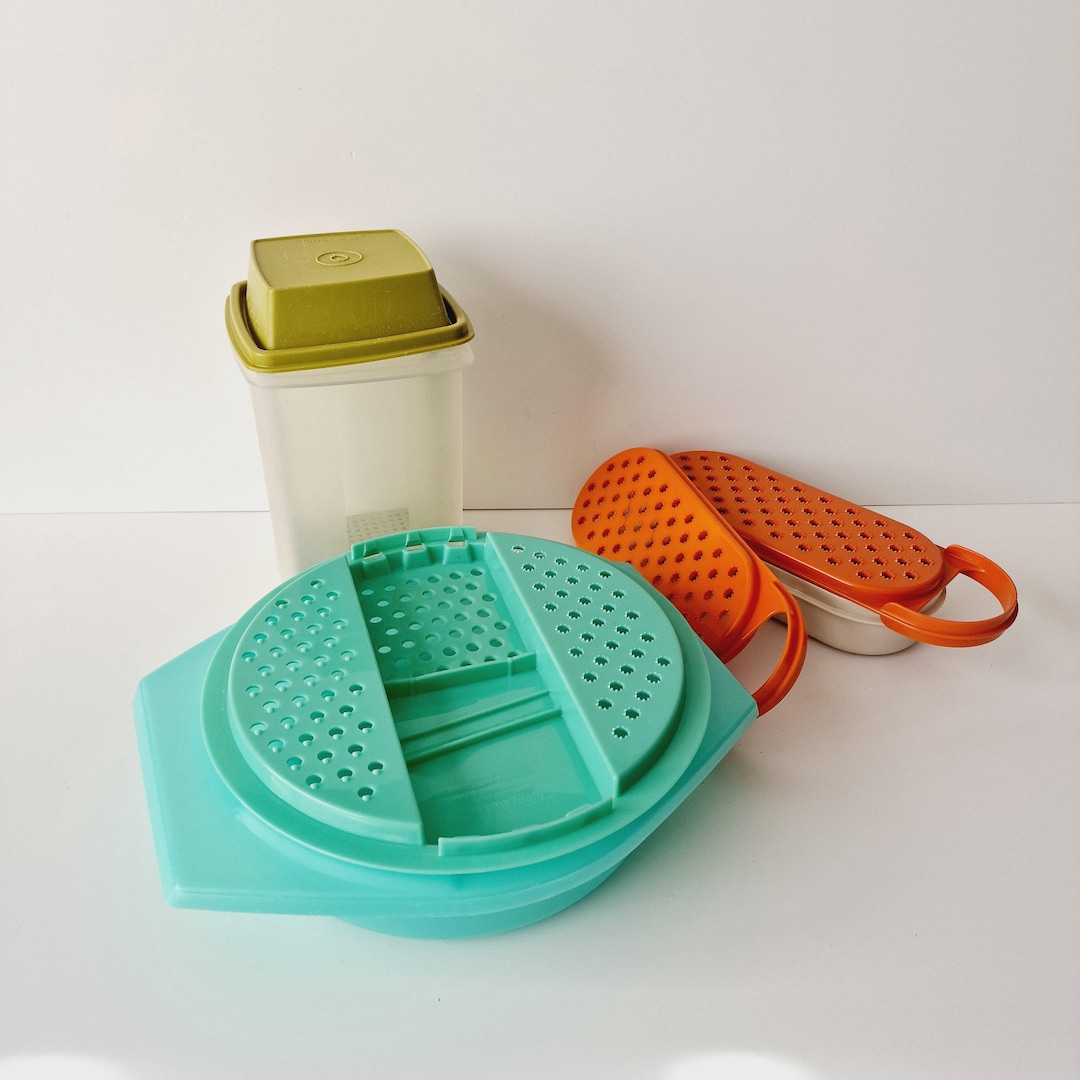 Vintage Tupperware Grader Rasp/slicer, Cheese Grader, Pickel Keeper. - Etsy