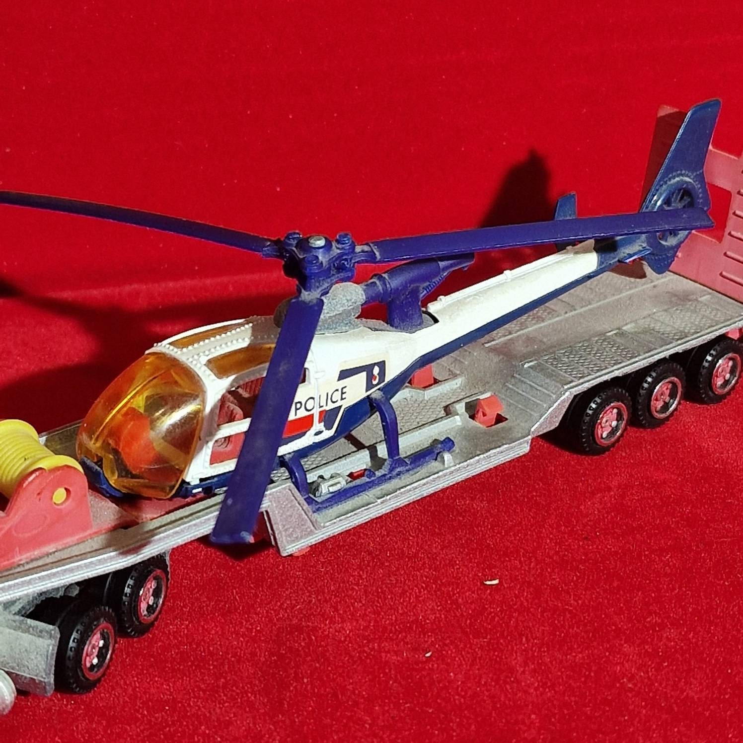 Majorette Helicopter Hauler Truck 1:87 1980 - Etsy