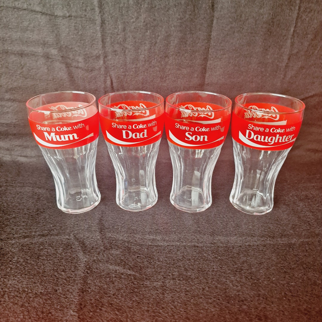 Coca Cola Limited Edition Lemonade Drinking Glasses Set of 4 - Etsy