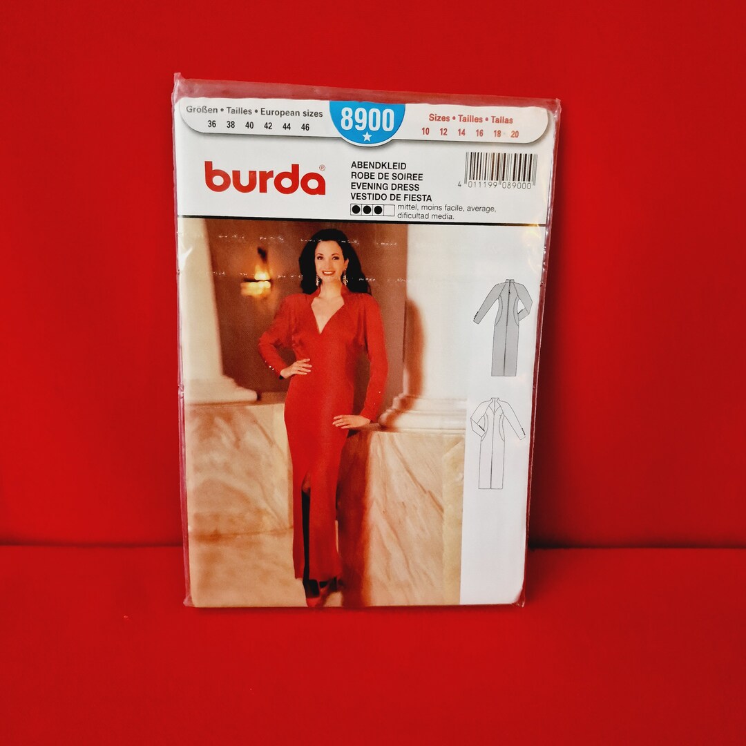 Vintage Burda 8900 Sewing Pattern. - Etsy