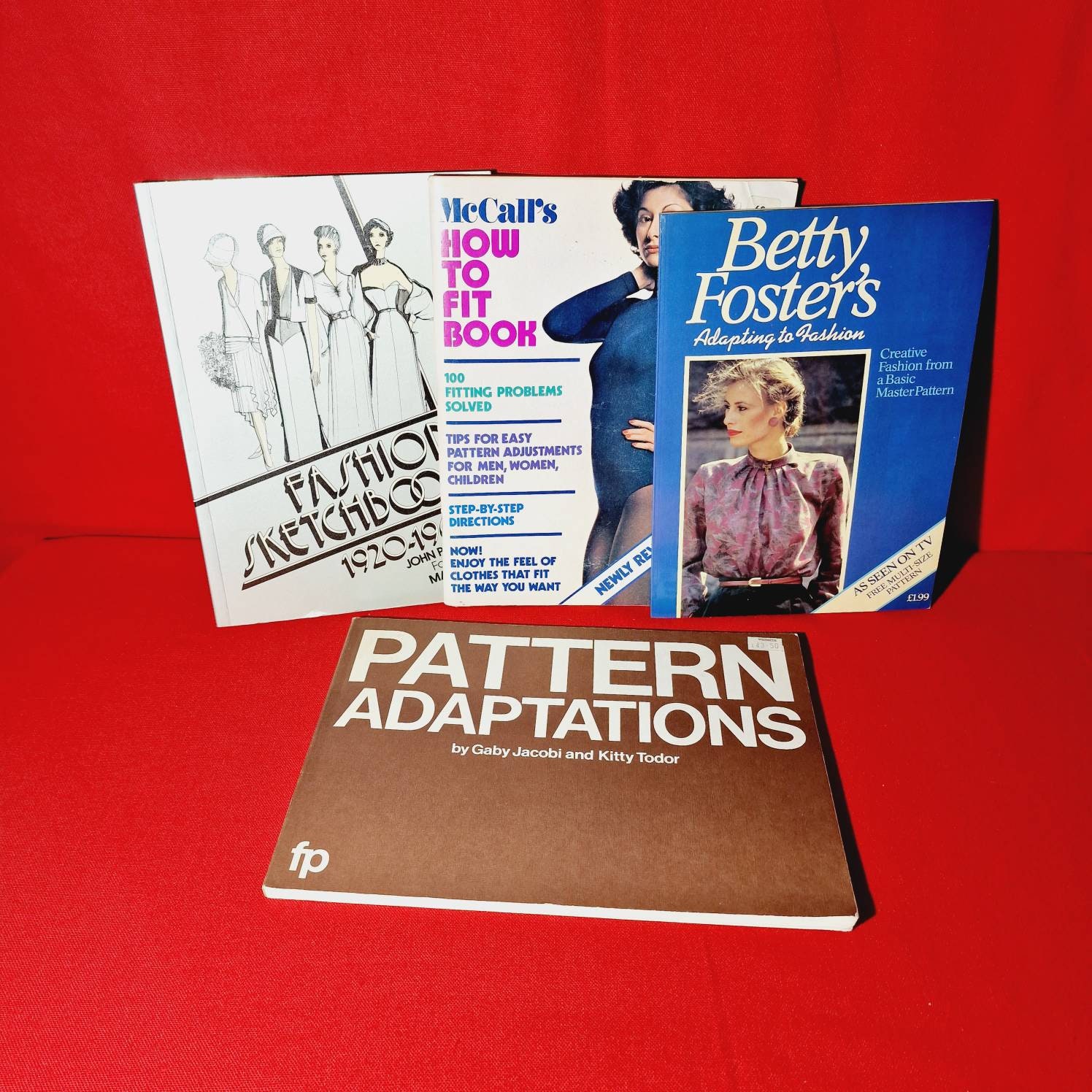 Sewing/patern/fashion Books. Set of 4 - Etsy