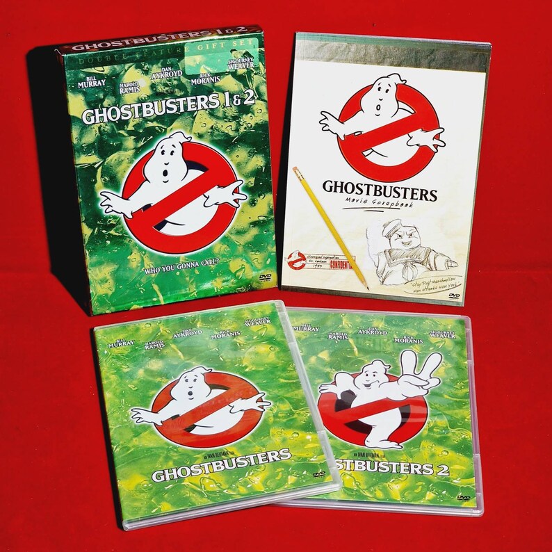 Ghostbusters 1/2 Dvd En De Mobie Scrapbook 1984 - Etsy