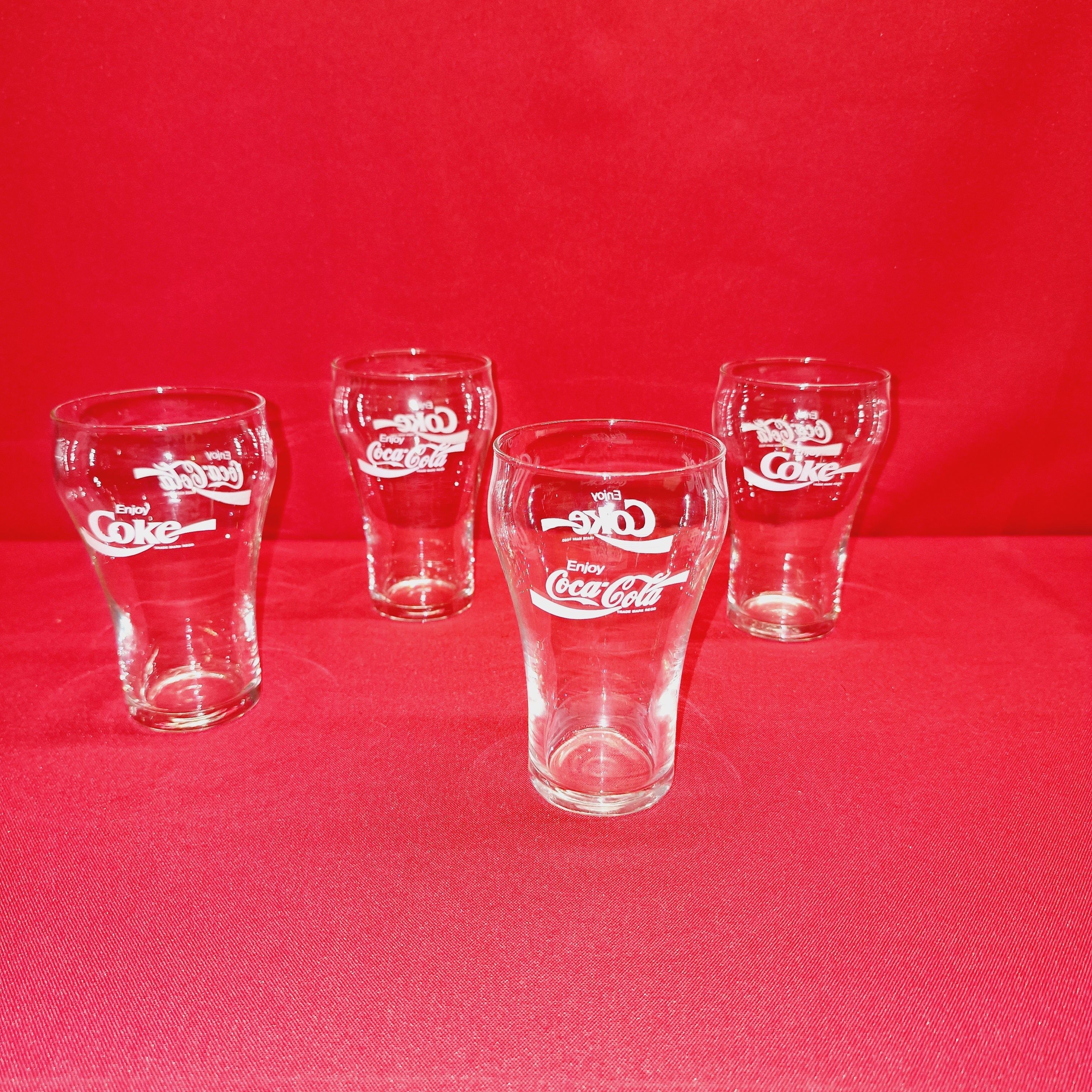 Vintage Coca Cola Glass. Set of 4 - Etsy