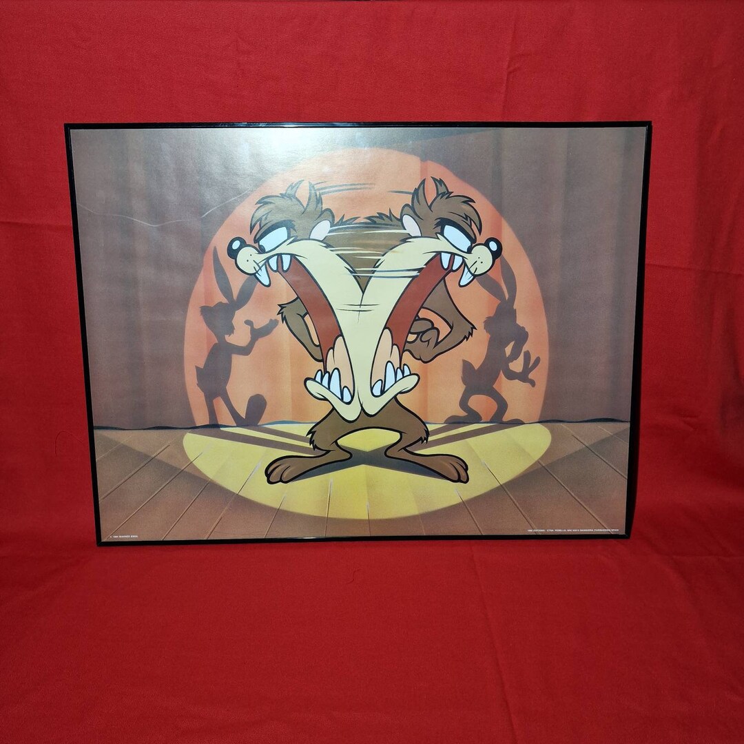 Tasmanian Devil Double Take Poster a Limited Edition 1994 of Warnerbros ...
