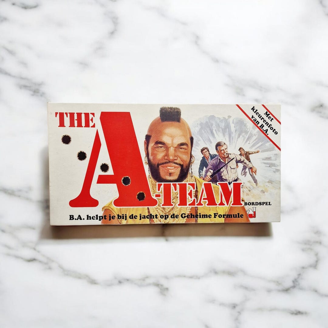 Vintage 1984 the A-team Board Game DUTCH - Etsy