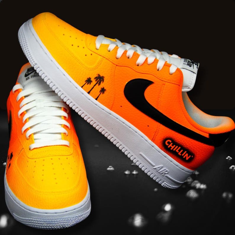 Custom Nike Air Force 1 Low "chillin" the BEST QUALITY Custom Shoes AF1 ...