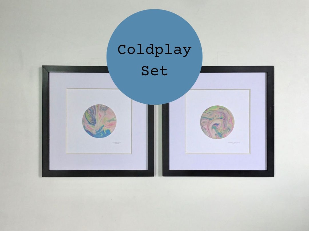 Art From Music- Coldplay Set- Melodious Ink- Original Art -perfect Gift ...