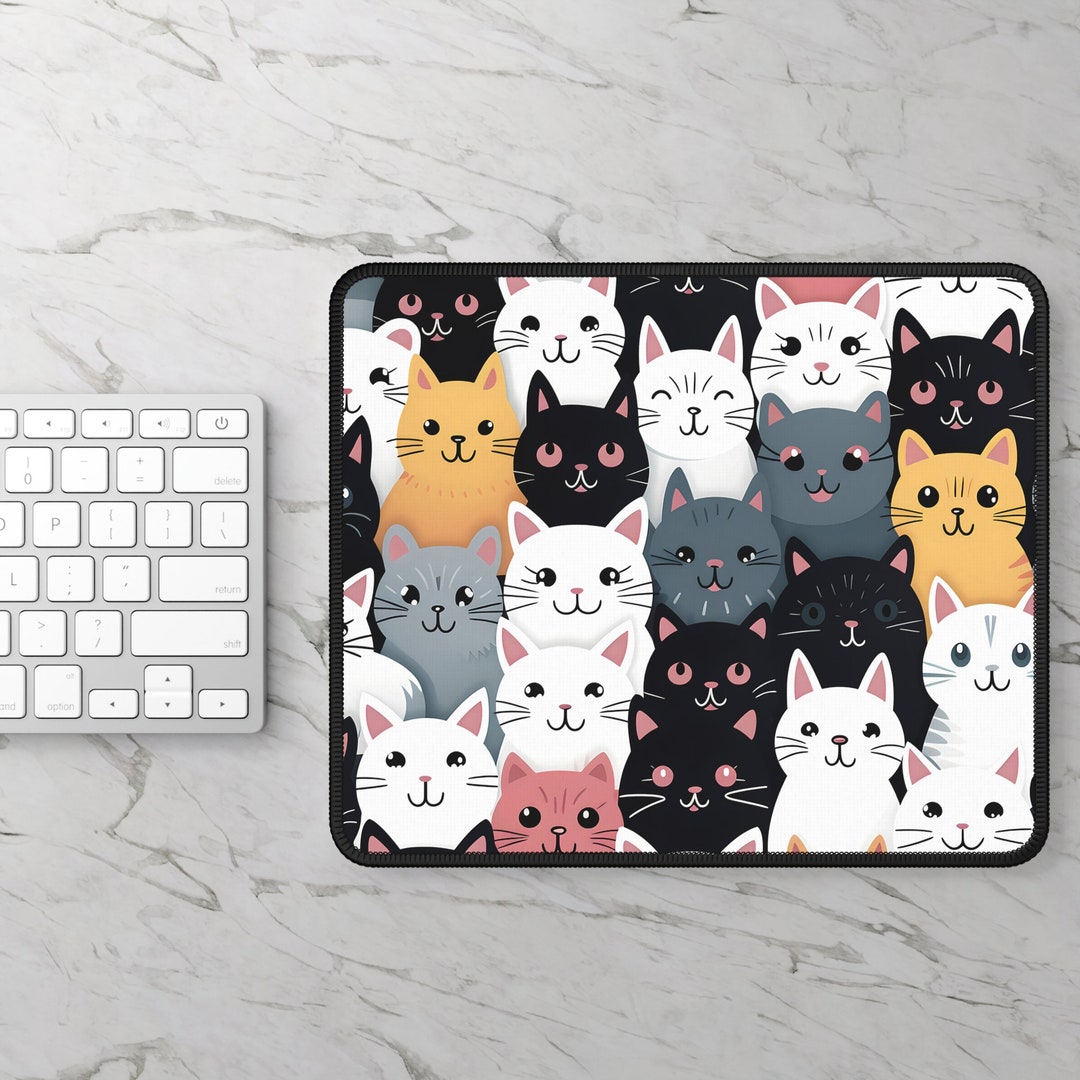 Cats 9" X 7" Mouse Pad / Office / School / Gaming / Gift / College ...