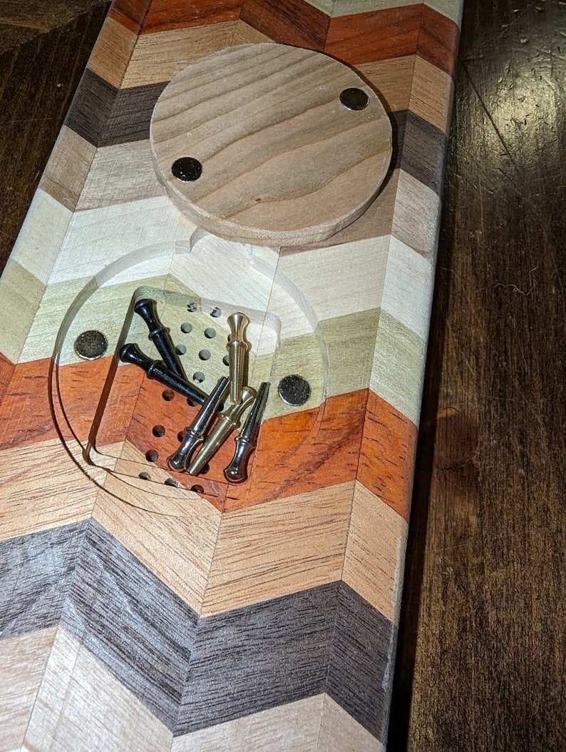 6-species Continuous Track Three Player Cribbage Board - Etsy