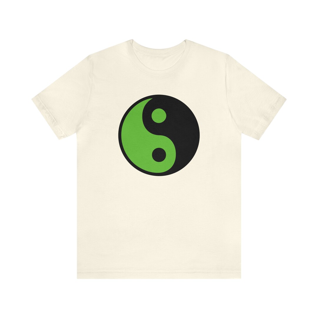 Yin Yang Shirt, Green Yin Yang Symbol for Balance, Custom Color Yin ...