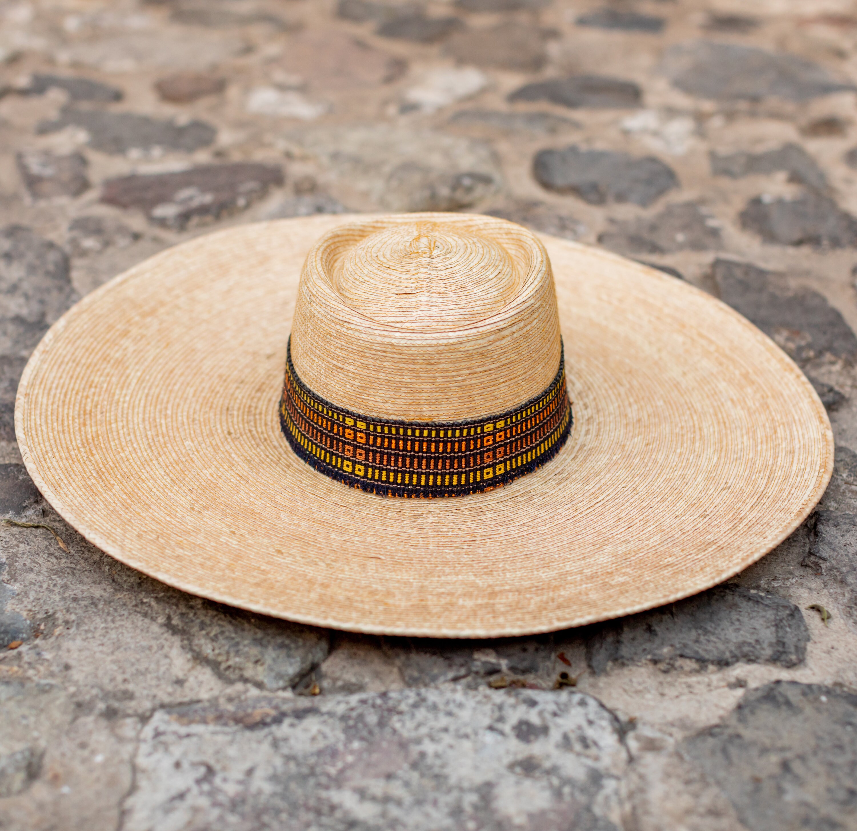 Sun Palm Leaf Hat Extra Wide Brim Straw Hat Guatemalan Artisanal ...