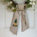 Wreath Sash, Welcome Wreath Sash, Door Decor, Home Decor, Birthday ...
