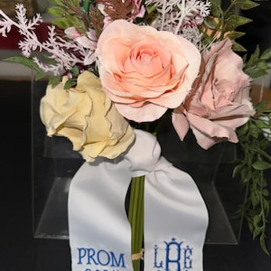 Prom Ribbon Personalized, Homecoming Ribbon Sash, Grosgrain Ribbon Sash ...