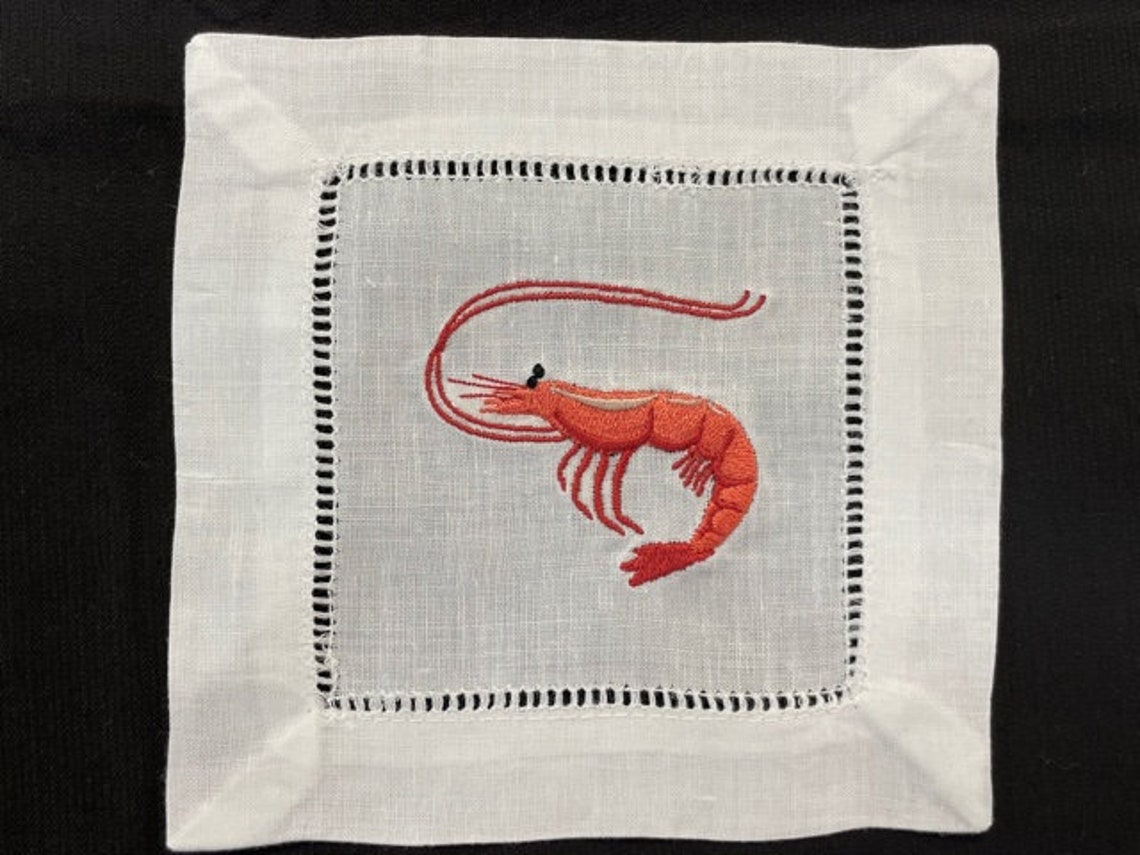 Cocktail Napkins, Dinner Napkins, Bar Napkins, Embroidered Napkins ...