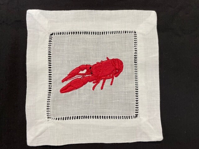Cocktail Napkins, Dinner Napkins, Bar Napkins, Embroidered Napkins ...
