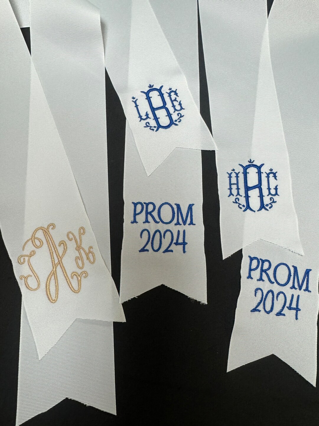 Prom Ribbon Personalized, Homecoming Ribbon Sash, Grosgrain Ribbon Sash ...