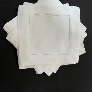 Cocktail Napkins, Dinner Napkins, Bar Napkins, Embroidered Napkins ...