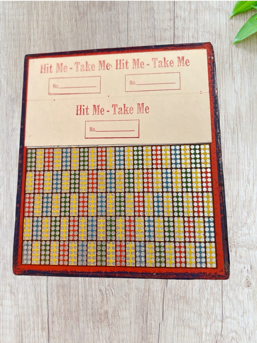 Rare Find: Vintage Hamilton Punch Board Game - Unpunched and Pristine ...