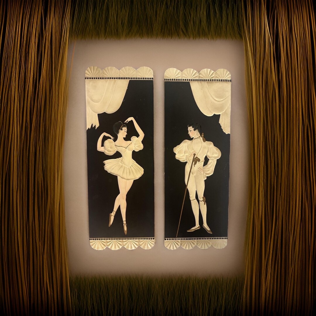 Vintage Mid-century Ballet Dancer Chalkware Wall Plaques – Coventry ...