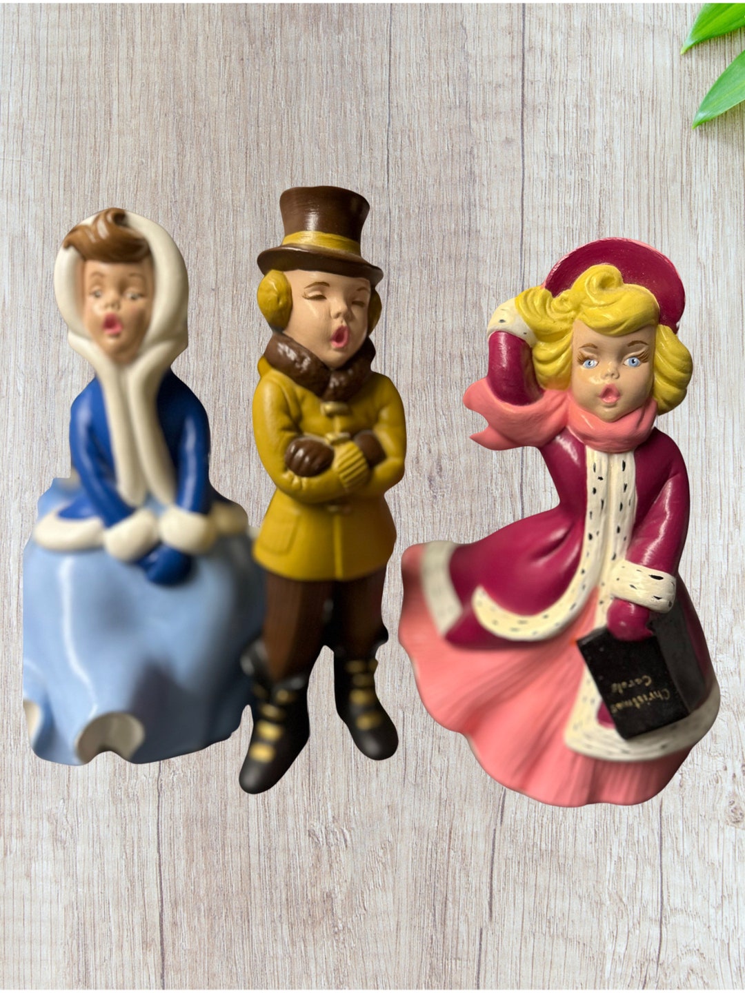 Vintage Atlantic Mold Christmas Carolers Set of 3 - Etsy Vintage Atlantic Mold Christmas Carolers Set of 3 - Etsy