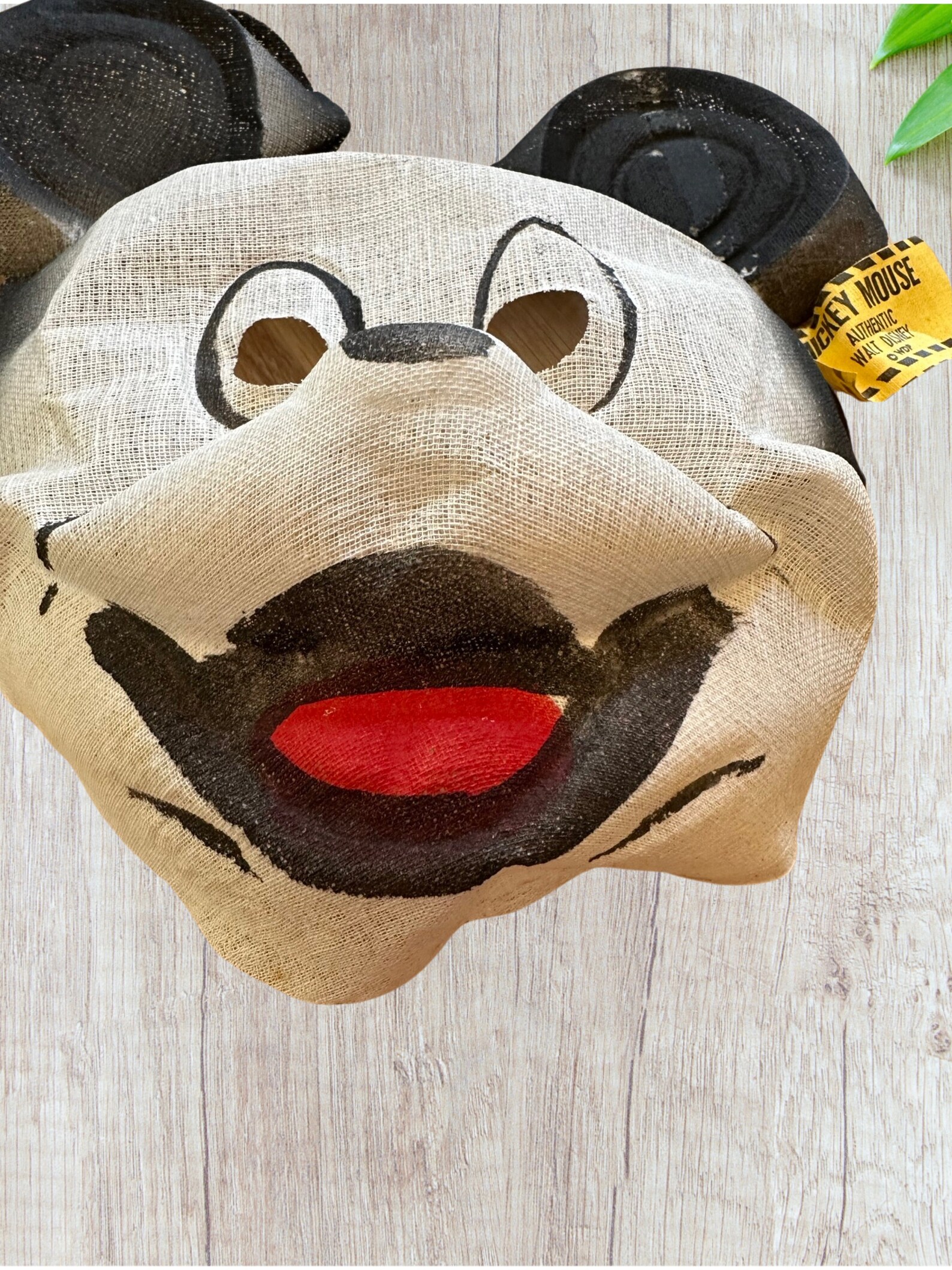 Vintage Halloween Mickey Mouse Cheesecloth Mask - Etsy