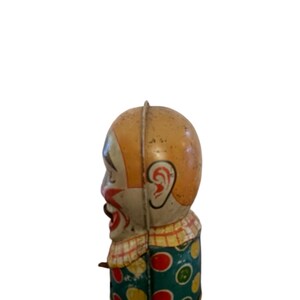 Vintage 1950 J. Chein Clown Bank – Metal Coin Savings Bank, Collectible ...