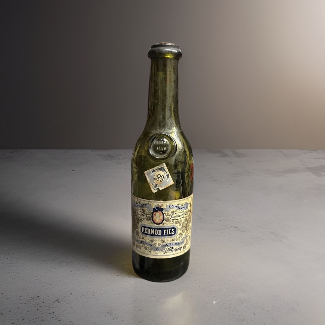 Antique Pernod Fils Absinthe Bottle Autnetic French Artistry - Etsy