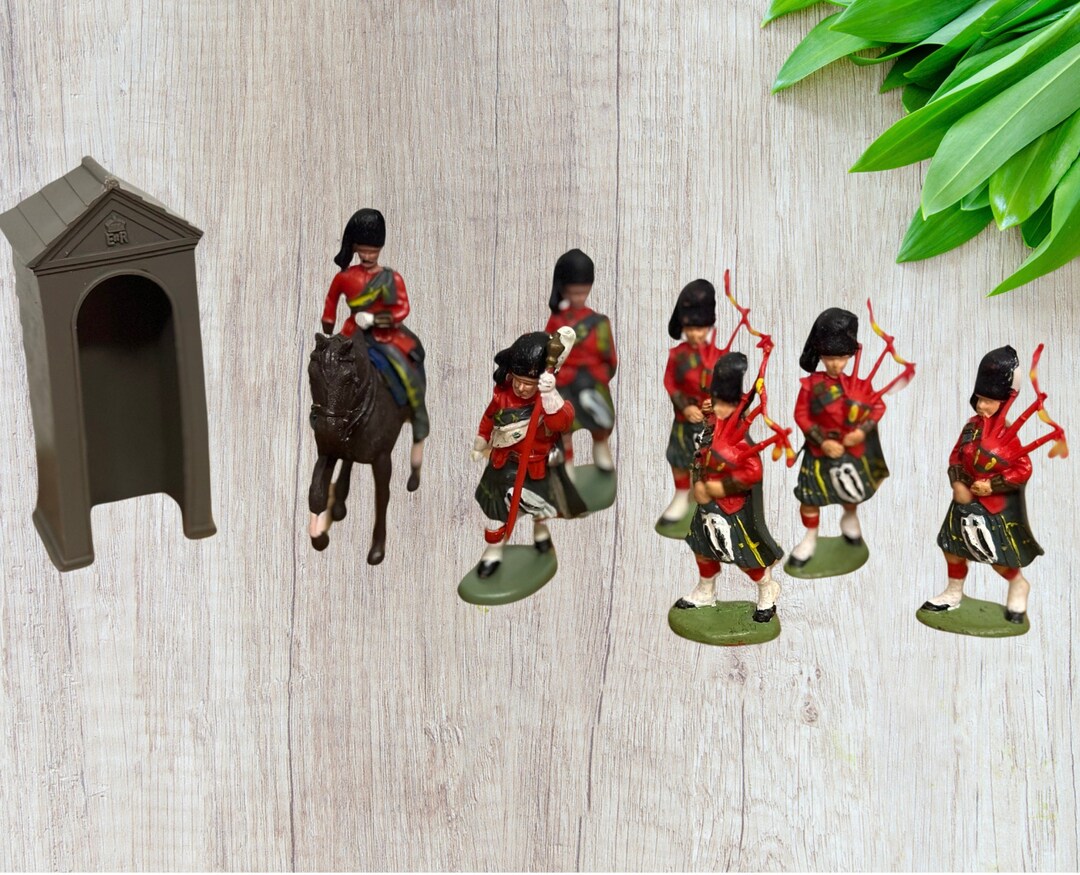 Vintage Set of 15 Britains Plastic Scot Soldiers Set - Etsy