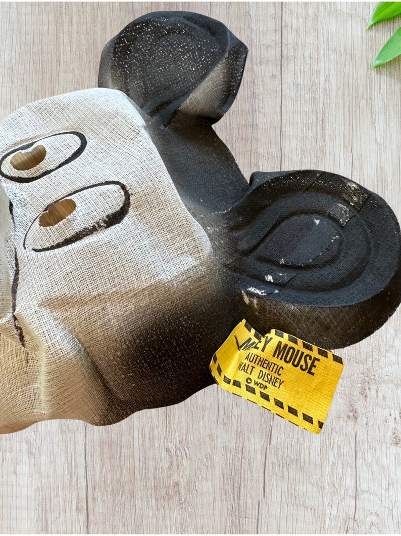 Vintage Halloween Mickey Mouse Cheesecloth Mask - Etsy