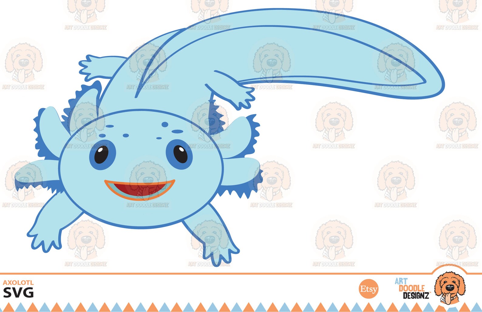 4 Axolotls Layered SVG. Amphibian. Pet. Cricut Cut Digital Cut Files ...