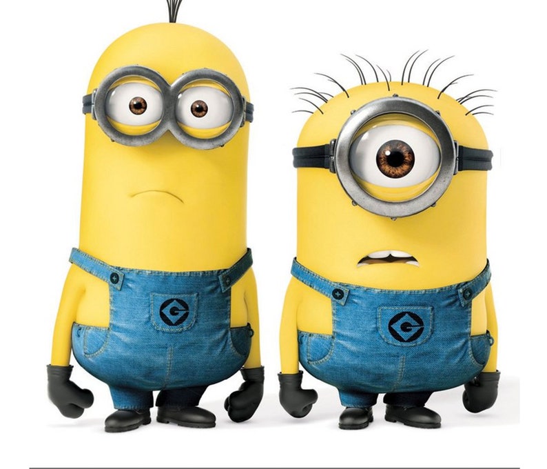 Gru Minion Symbol SVG. Bib. Overalls. Cricut Cut Layered Files ...