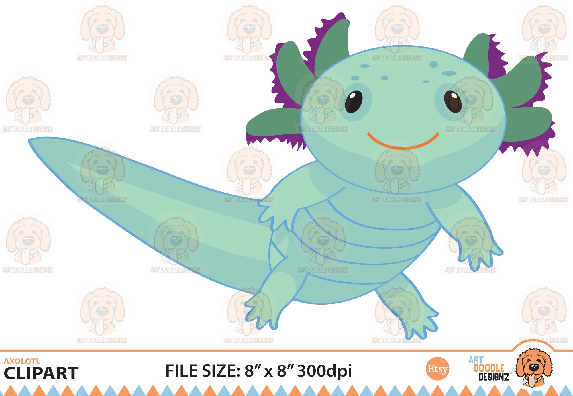 Axolotl Clipart, Animal, Amphibian, Pets, Graphics, Paedomorphic ...