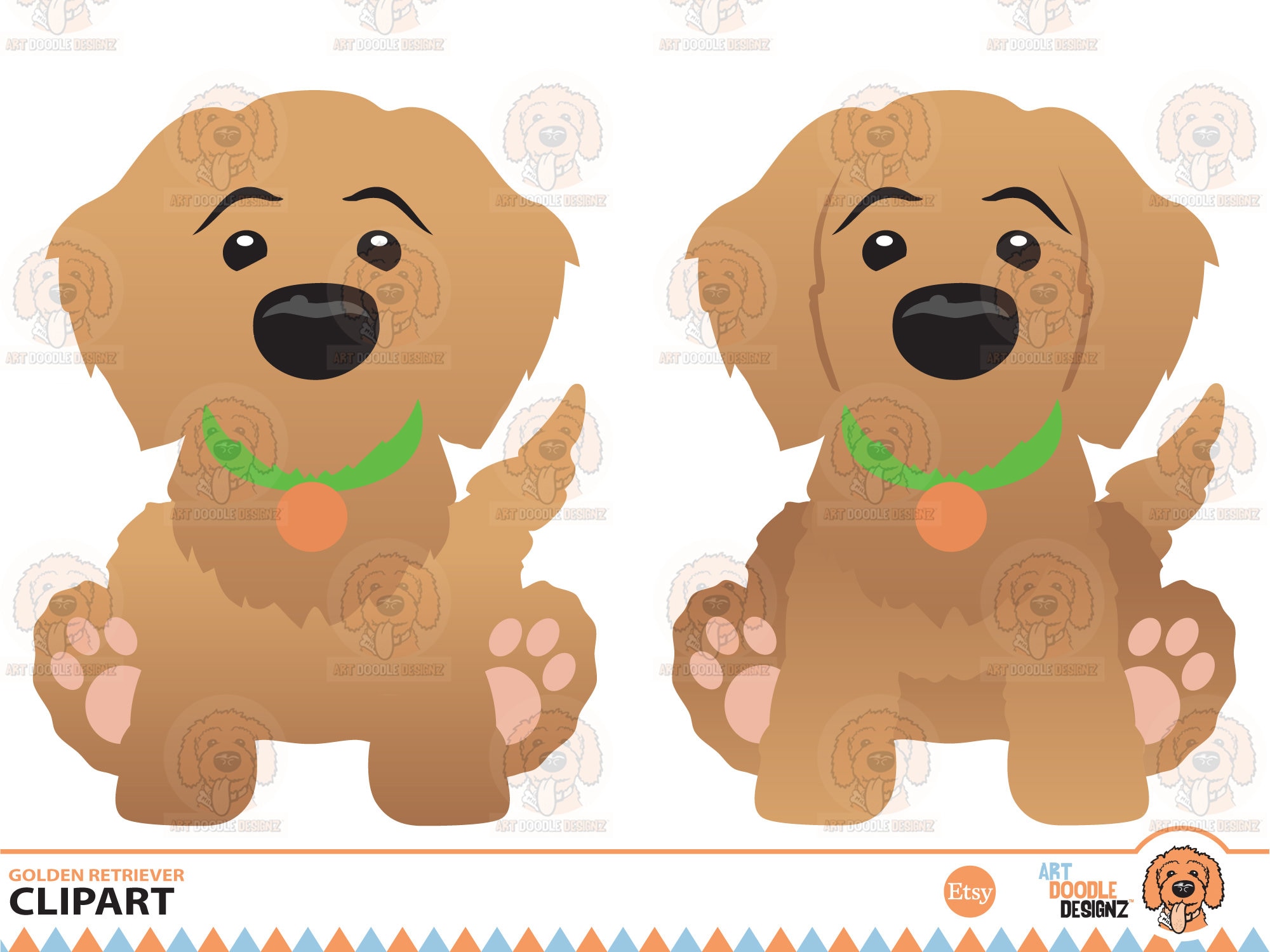 Golden Retriever Clipart, Dog, Puppy, Pets, Dogs, Graphics, Canine ...