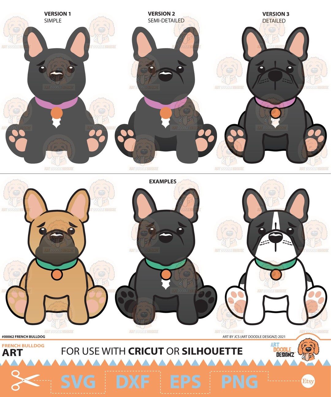 French Bulldog Layered SVG. Dog. Puppy. Cricut Cut Files. Purebred ...