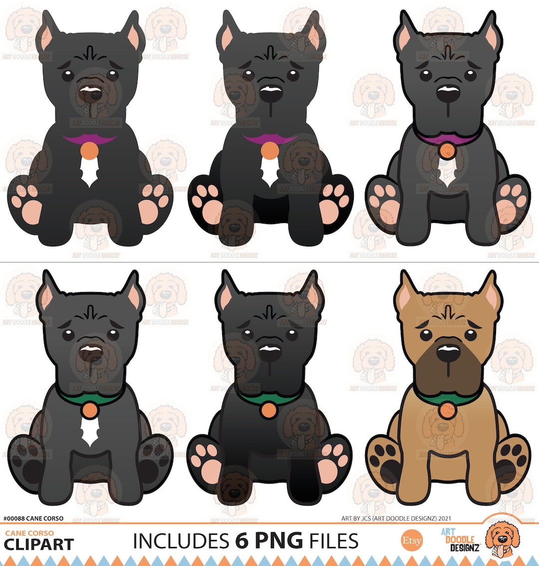 Cane Corso Clipart, Dog, Puppy, Pets, Dogs, Graphics, Canine, Rescue ...