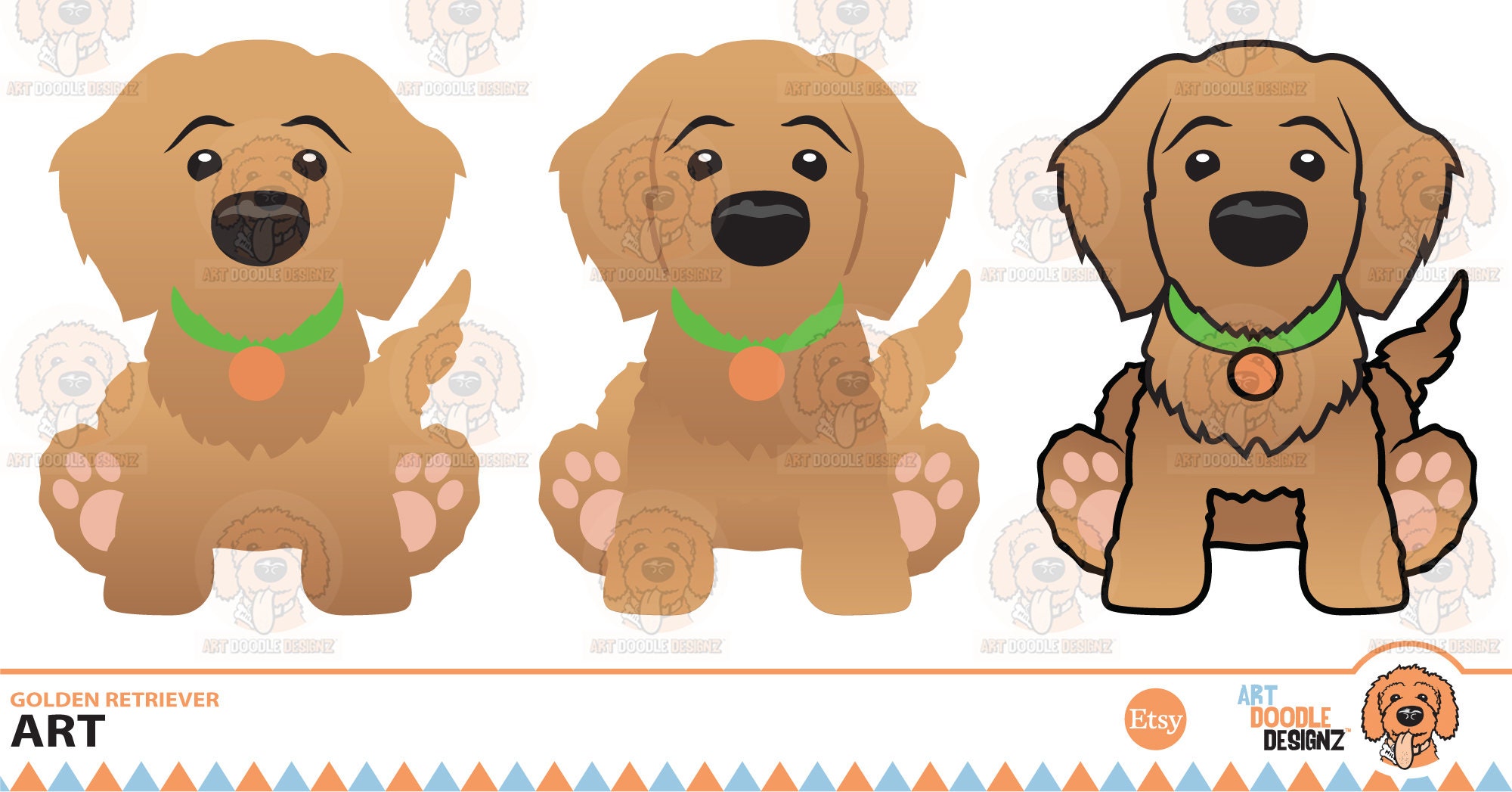 Golden Retriever Layered SVG. Dog. Puppy. Cricut Cut Files. - Etsy